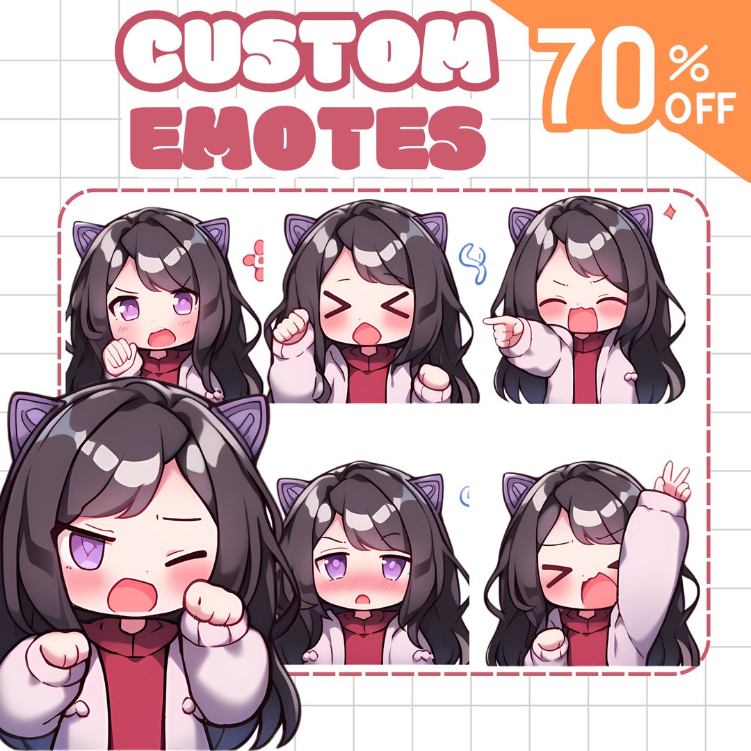 Custom Twitch Emotes, Sub Emotes, Kick Emotes, Vtuber Emotes, Pet ...