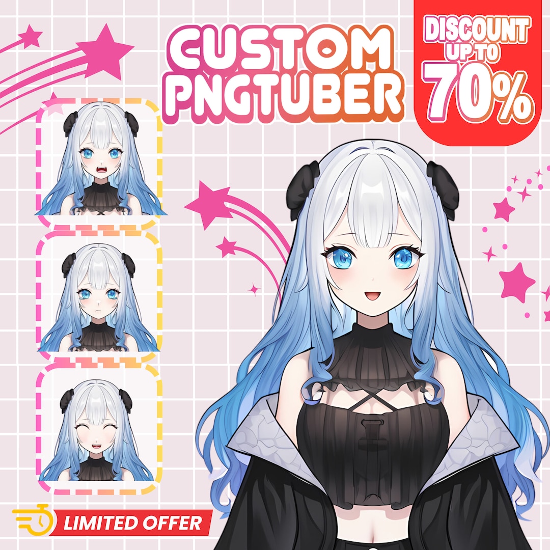 Custom Pngtuber, Pngtuber Character, Pngtuber Design, Pngtuber, Veadobe ...
