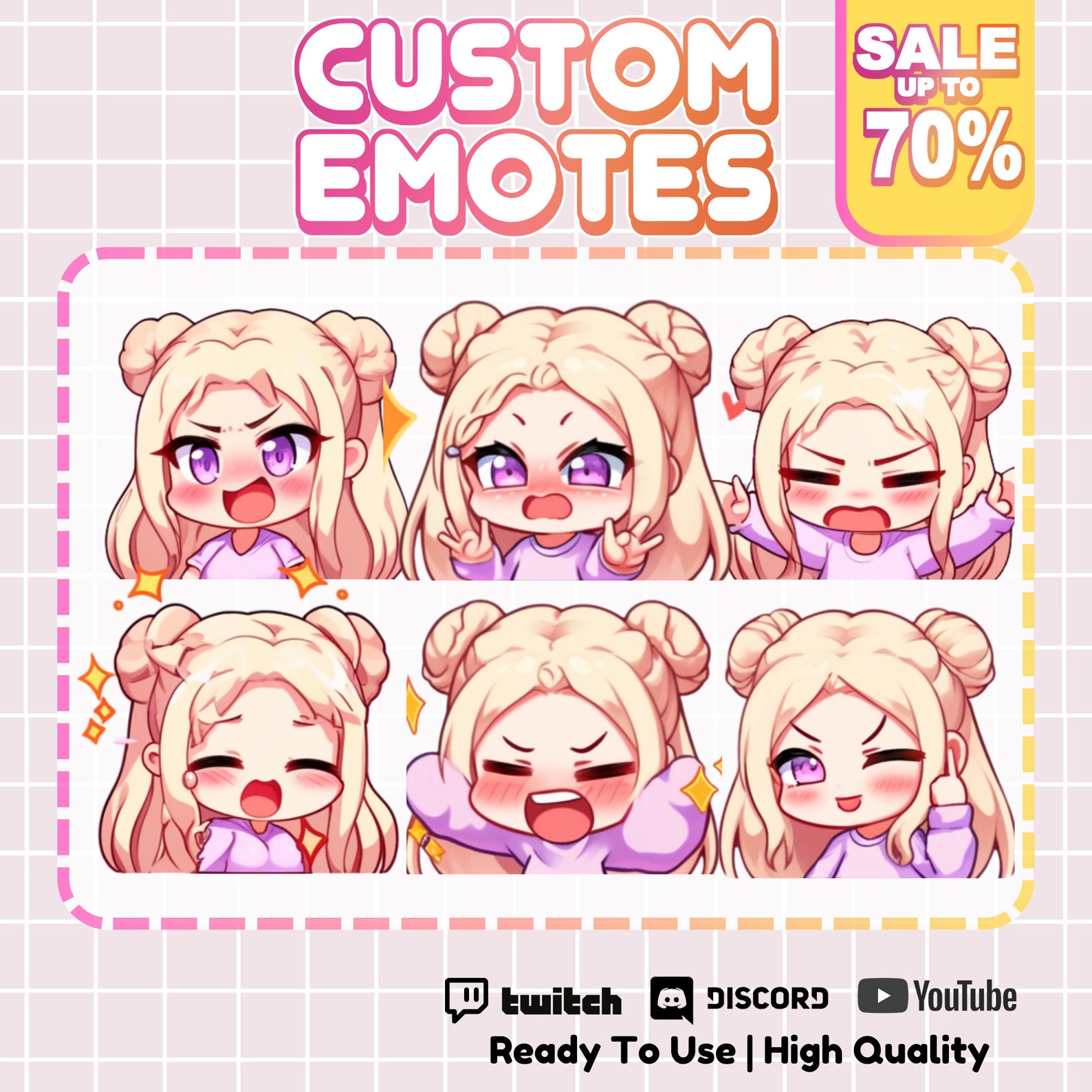 Custom Twicth Emotes, Kick Emotes, Cute Emotes, Pet Emotes, Anime Emote ...
