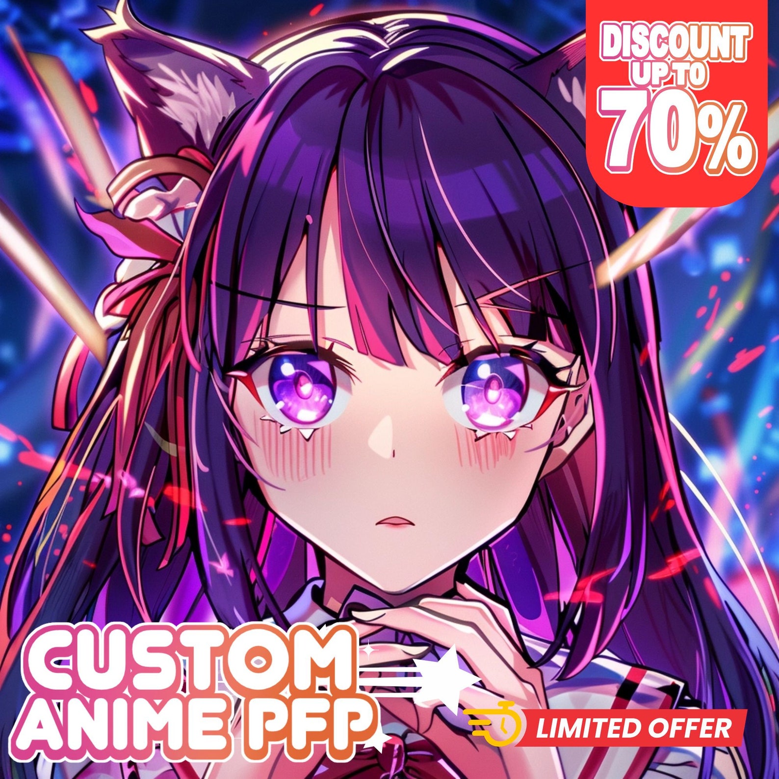 Custom PFP, Profile Picture, Profile Icon, Anime Original Character ...