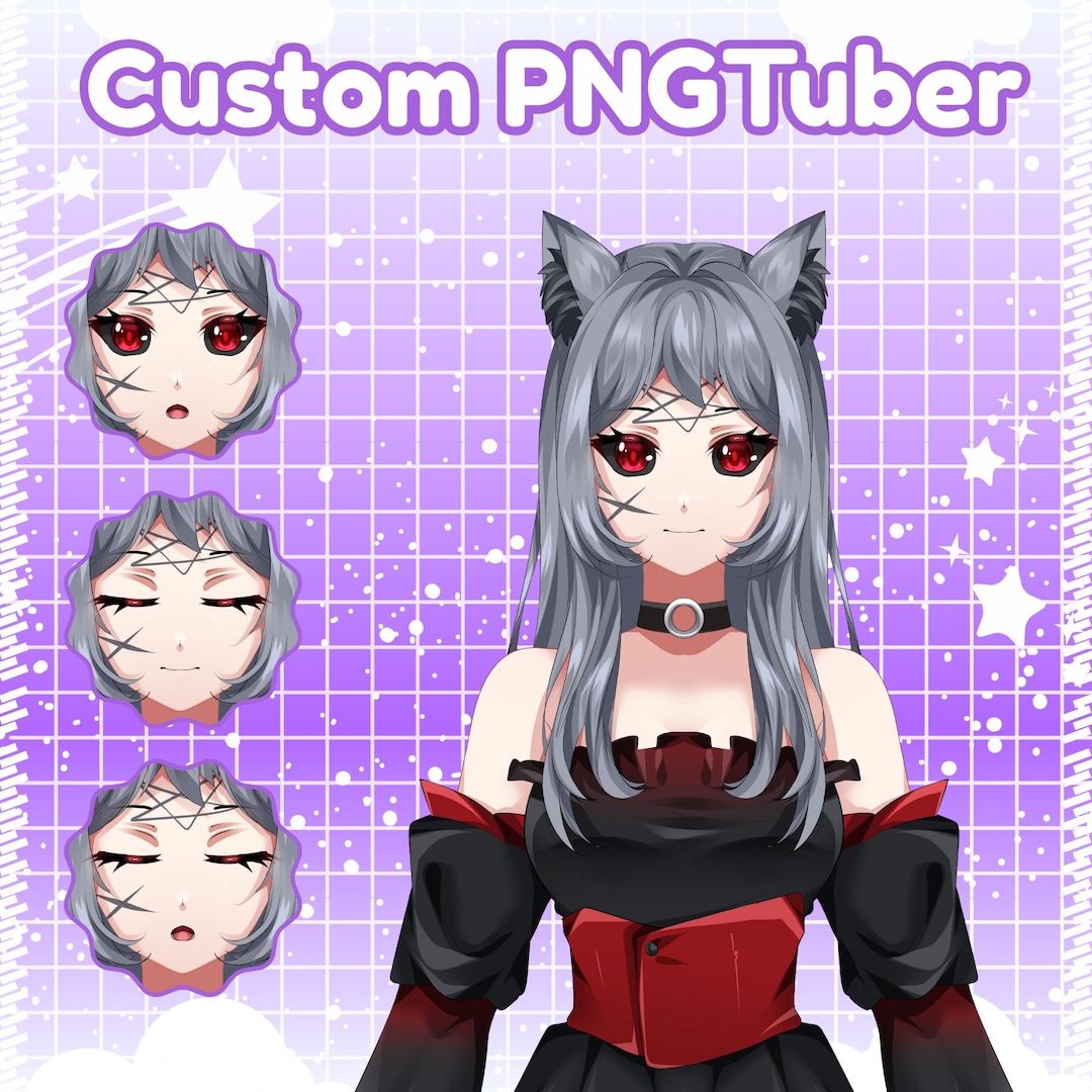 Custom Pngtuber Art, Pngtuber Avatar, Pngtuber Commission, Giftuber ...