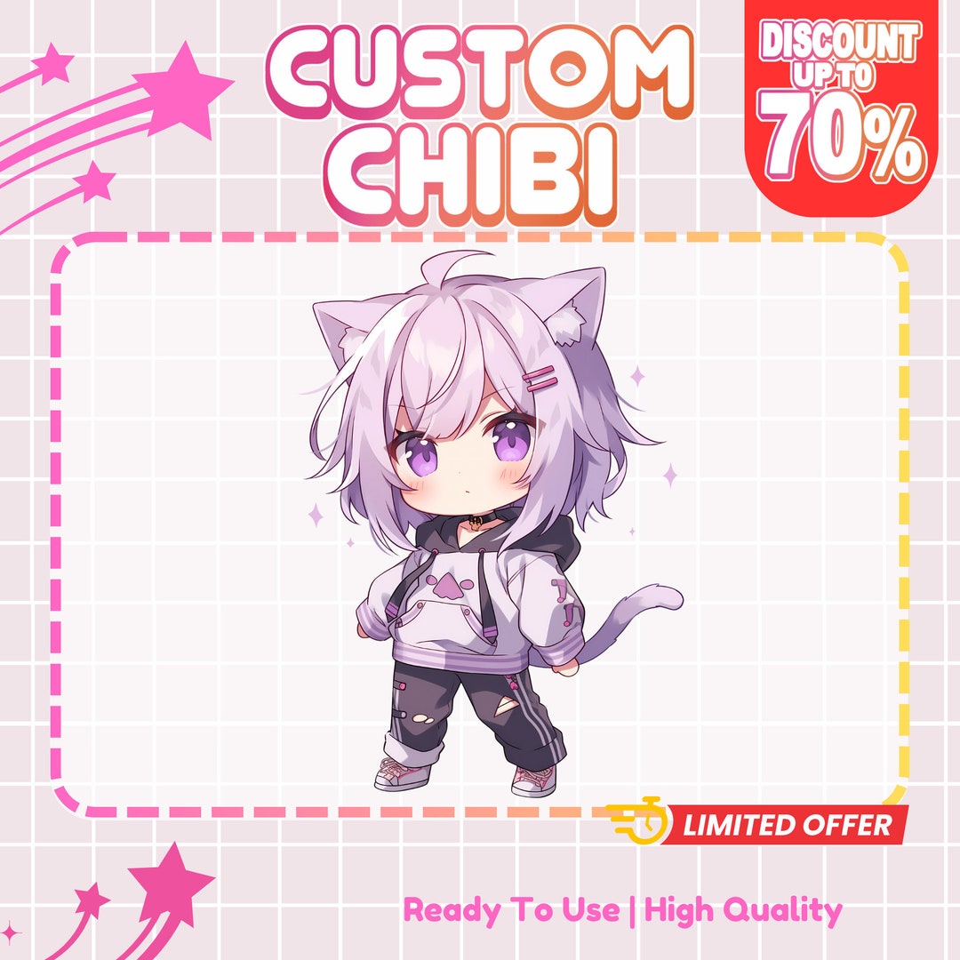 CUSTOM Chibi,chibi Fanart Original Character Anime Chibi Commission ...