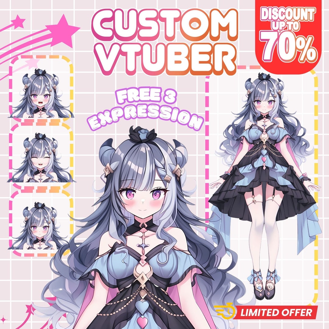 CUSTOM LIVE2d VTUBER Auftrag Live2D Model Kommerzielle Nutzung ...