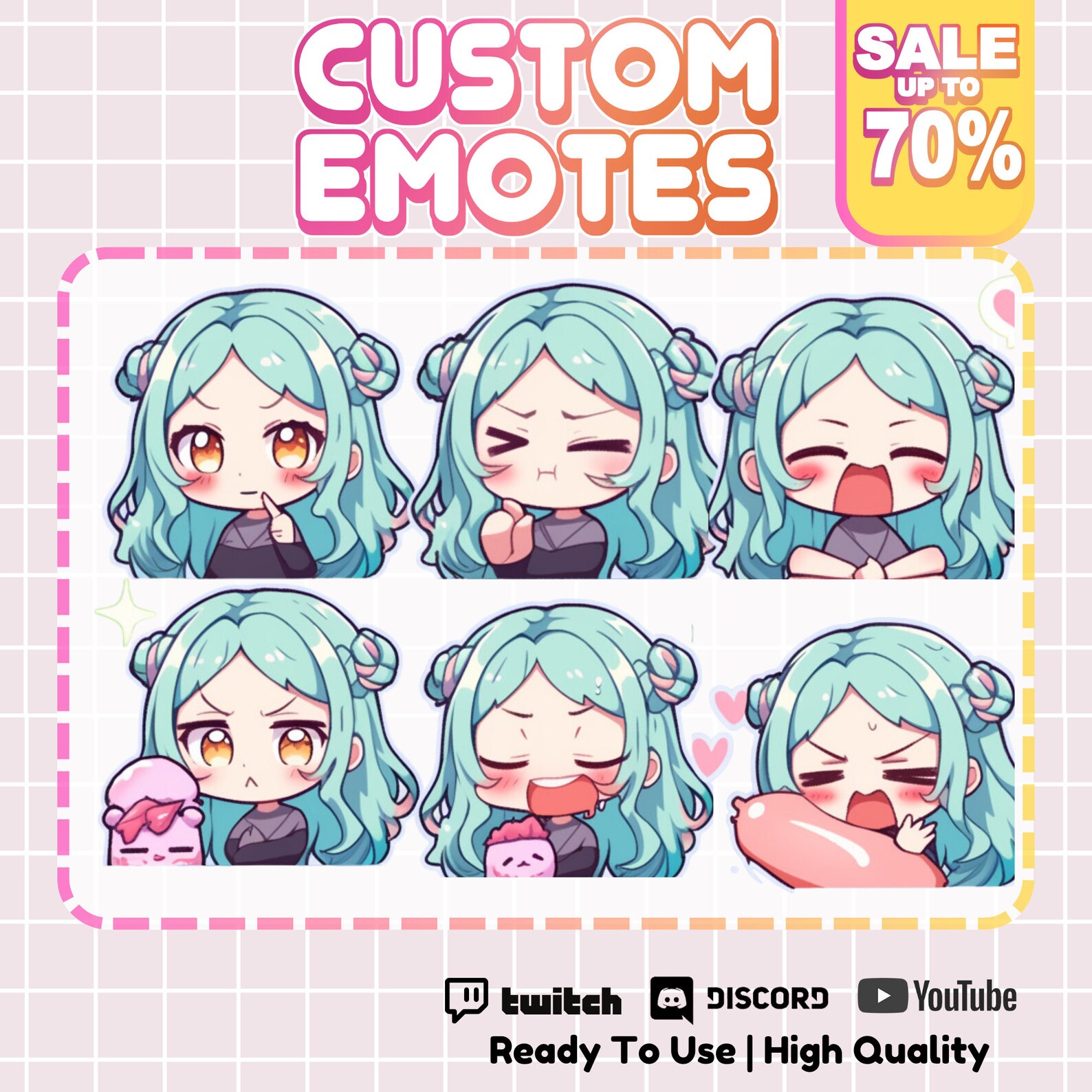 Custom Twicth Emotes, Kick Emotes, Cute Emotes, Pet Emotes, Anime Emote ...