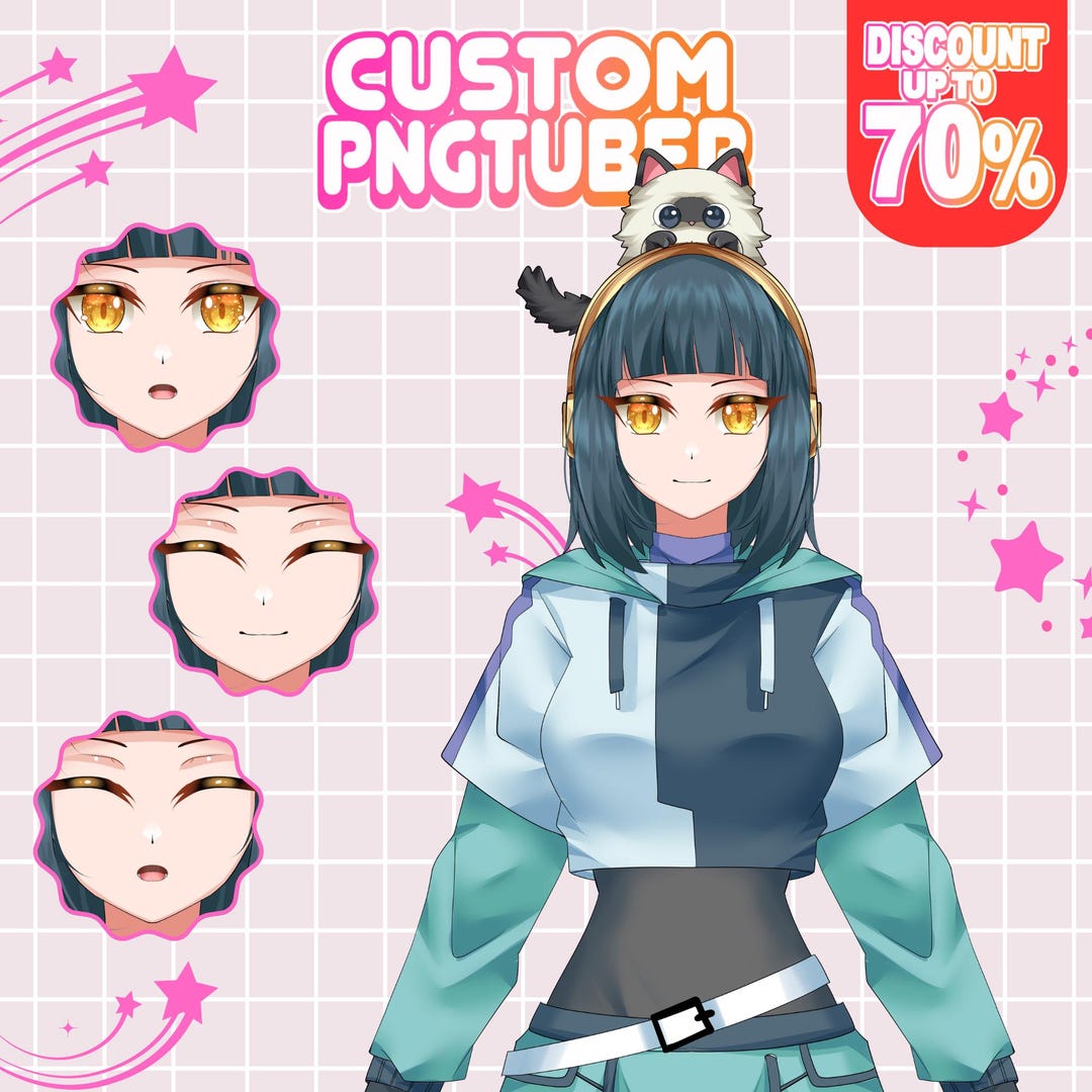 Custom PNGTUBER Pngtuber Pngtuber Character Pngtuber for Stream ...