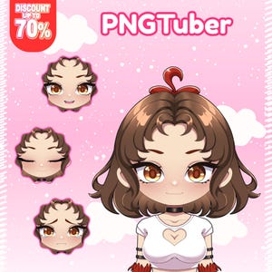 Chibi Pngtuber, Custom Chibi Pngtuber, Pngtuber, Pngtuber Commission ...