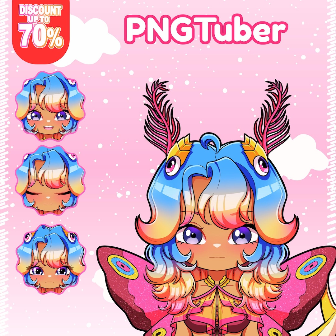 Chibi Pngtuber, Custom Chibi Pngtuber, Pngtuber, Pngtuber Commission ...