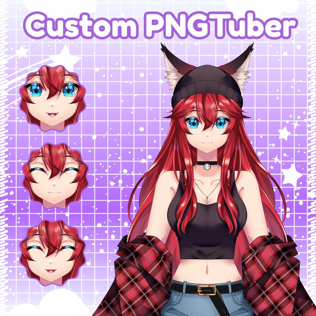 Custom Pngtuber, Pngtuber Character, Pngtuber Premade, Pngtuber Twitch ...