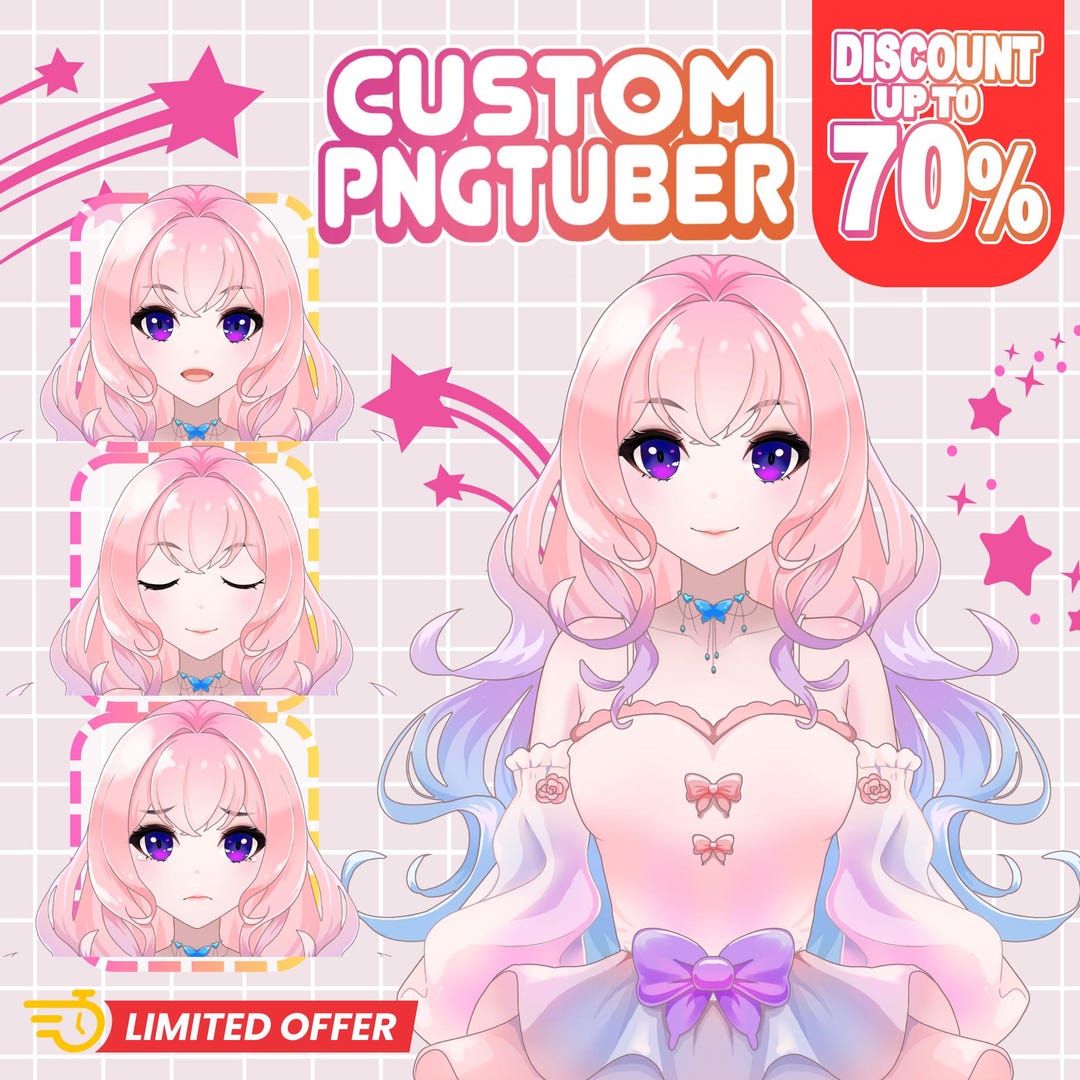 Custom Pngtuber, Pngtuber, Pngtuber Character, Giftuber, Pngtuber Plus ...