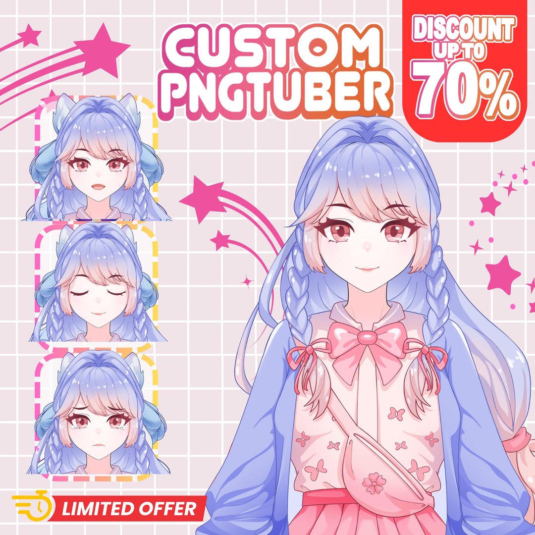 MODELO PNGTUBER PERSONALIZADO / pngtuber, png tuber, twitch pngtuber ...