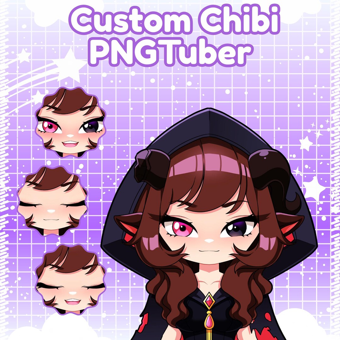 CUSTOM CHIBI PNGTUBER, Cute Pngtuber, Veadotube Pngtuber, Pngtuber ...