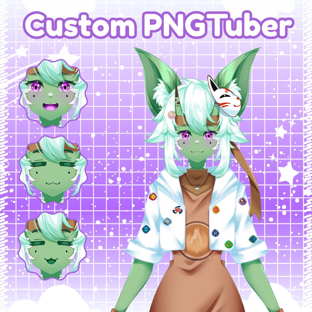 CUSTOM PNGTUBER MODEL | Pngtuber, Png Tuber, Twitch Pngtuber, Pngtuber ...