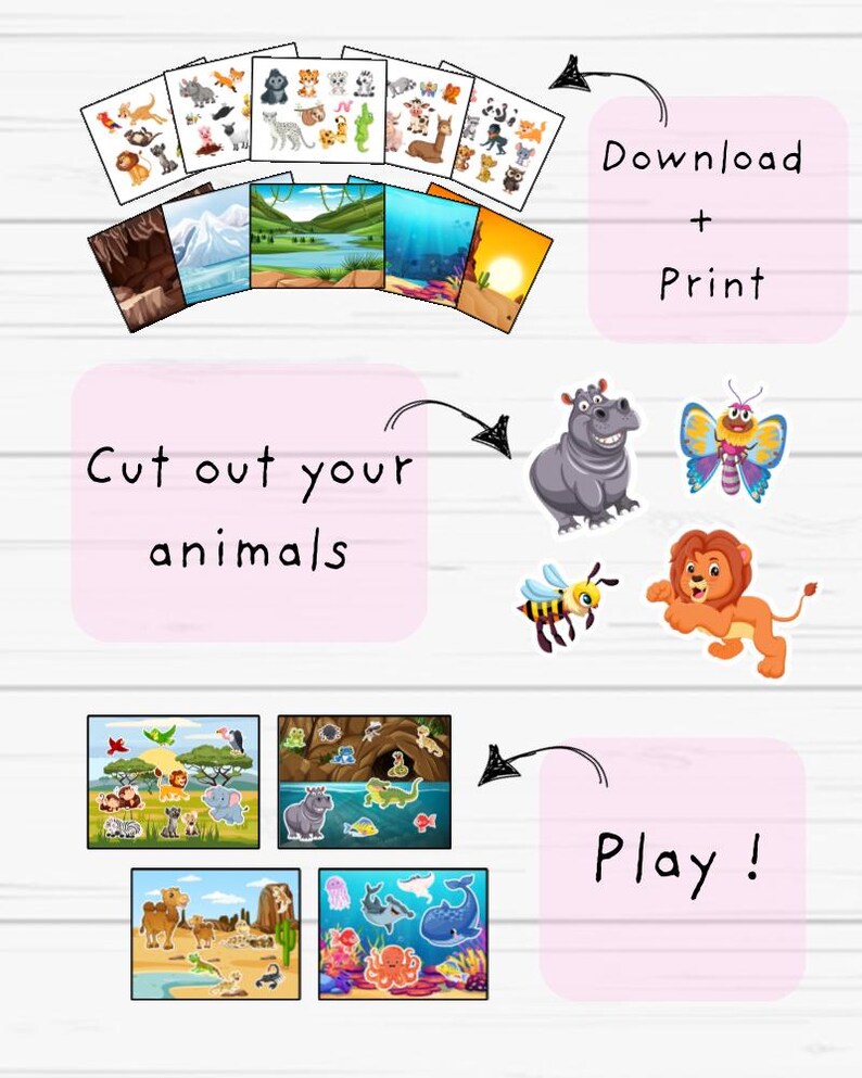 Animal Habitat Activity | Animal Activity | Learning Activities for ...