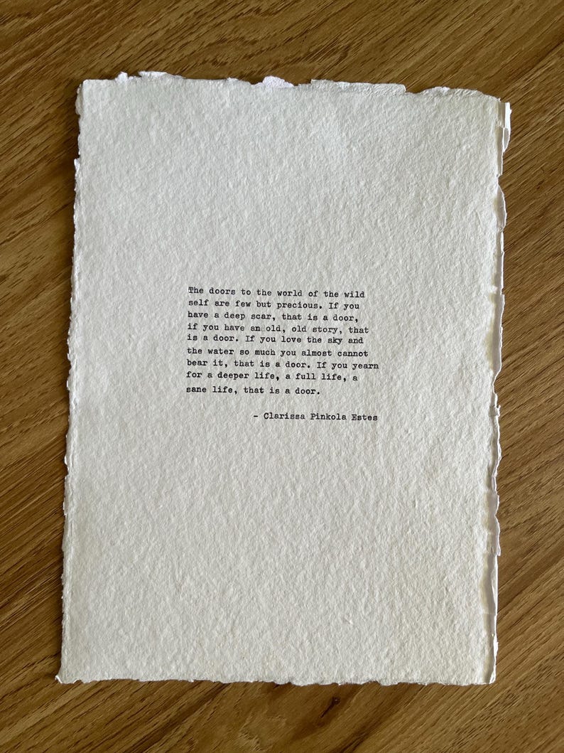Custom Hand Typed Typewriter Print - Poem, Lyric, Quote - Personalised ...
