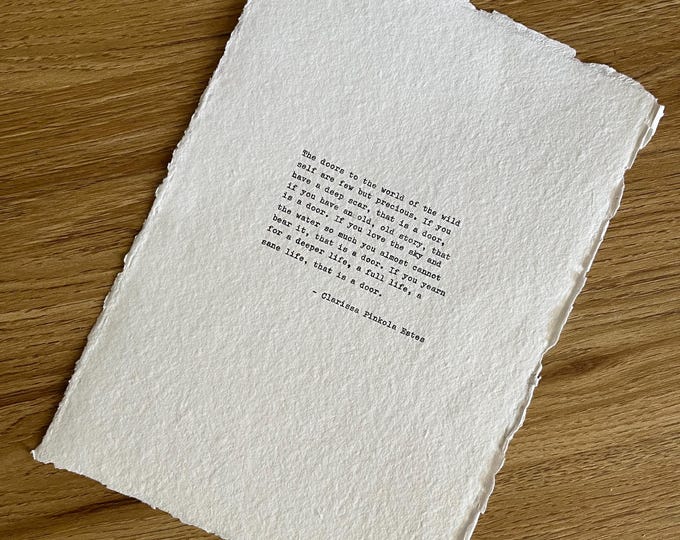 Custom Hand Typed Typewriter Print - Poem, Lyric, Quote - Personalised ...