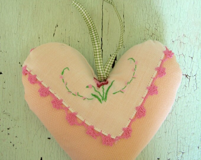 Vintage Linens Heart - Etsy