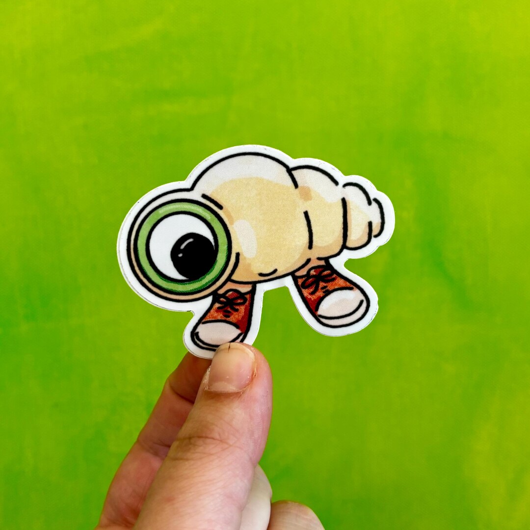 Marcel the Shell With Shoes on Sticker - Etsy