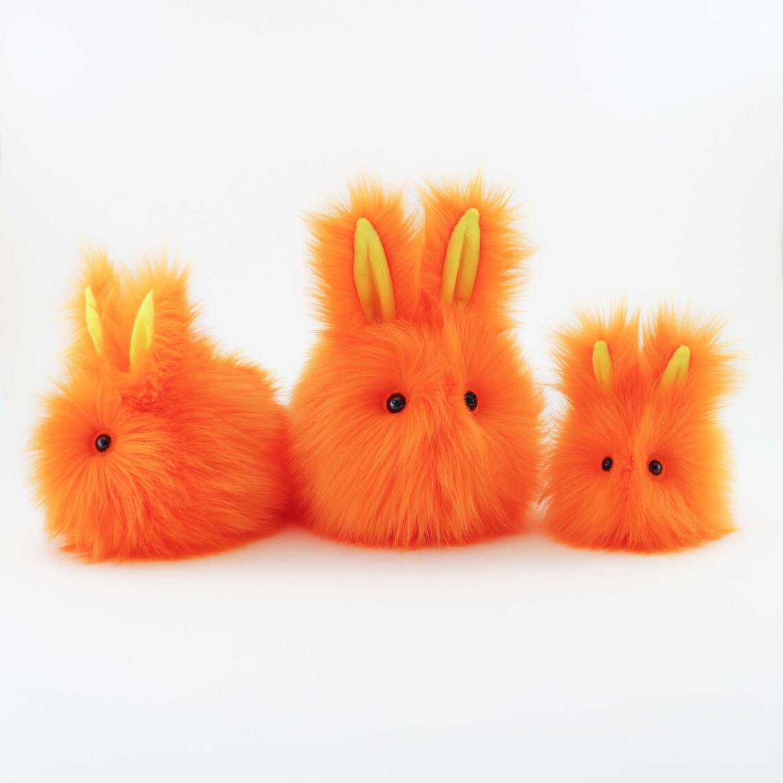Orange Easter Bunny Stuffed Animal Cute Plush Toy Marigold - Etsy