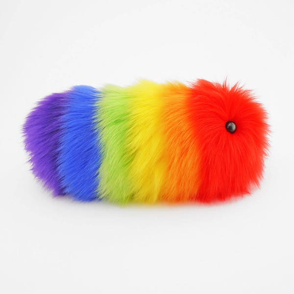 Fuzzy Worm Toy - Etsy