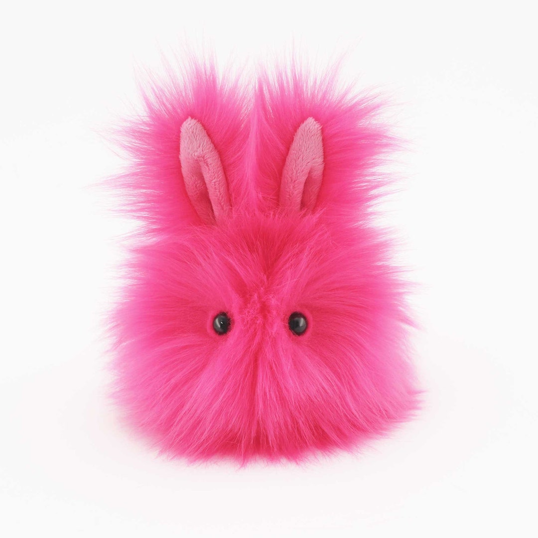 Hot Pink Easter Bunny Stuffed Animal Cute Plush Toy Petunia - Etsy