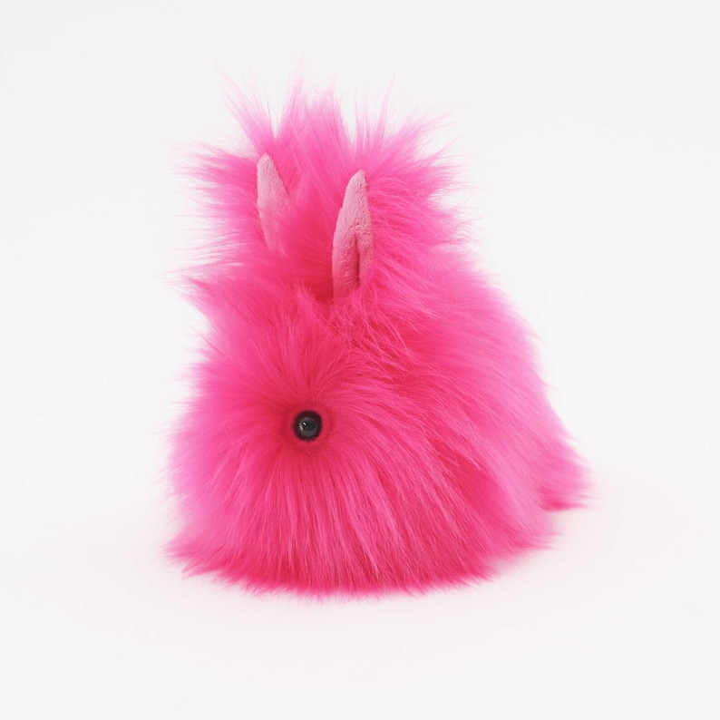 Hot Pink Easter Bunny Stuffed Animal Cute Plush Toy Petunia | Etsy