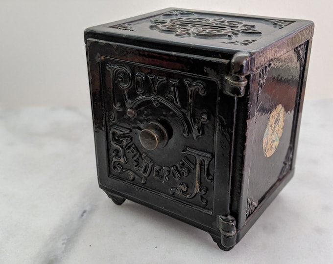 Antique Cast-iron Royal Safe-deposit Mini Safe - Etsy
