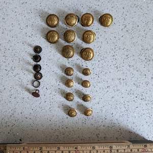 Civil War GAR and VS Uniform Buttons - Set of 17 - Etsy