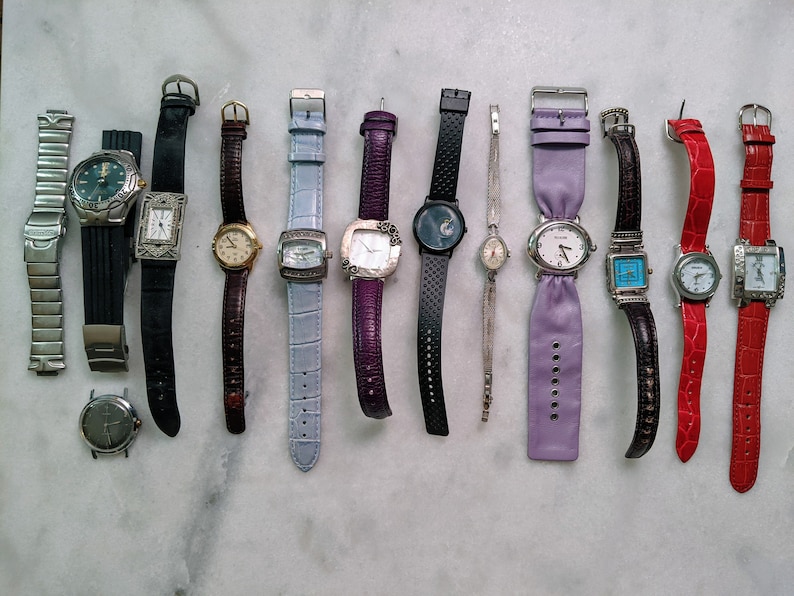 Vintage Watch Collection -12 Assorted Styles for Parts or Repair - Etsy
