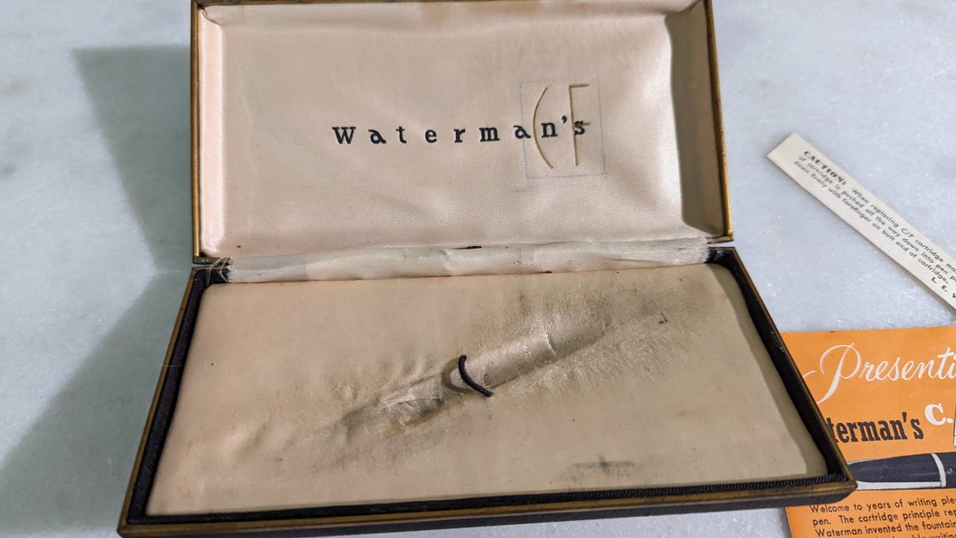 Waterman's C/F Fountain Pen Display Box - Etsy