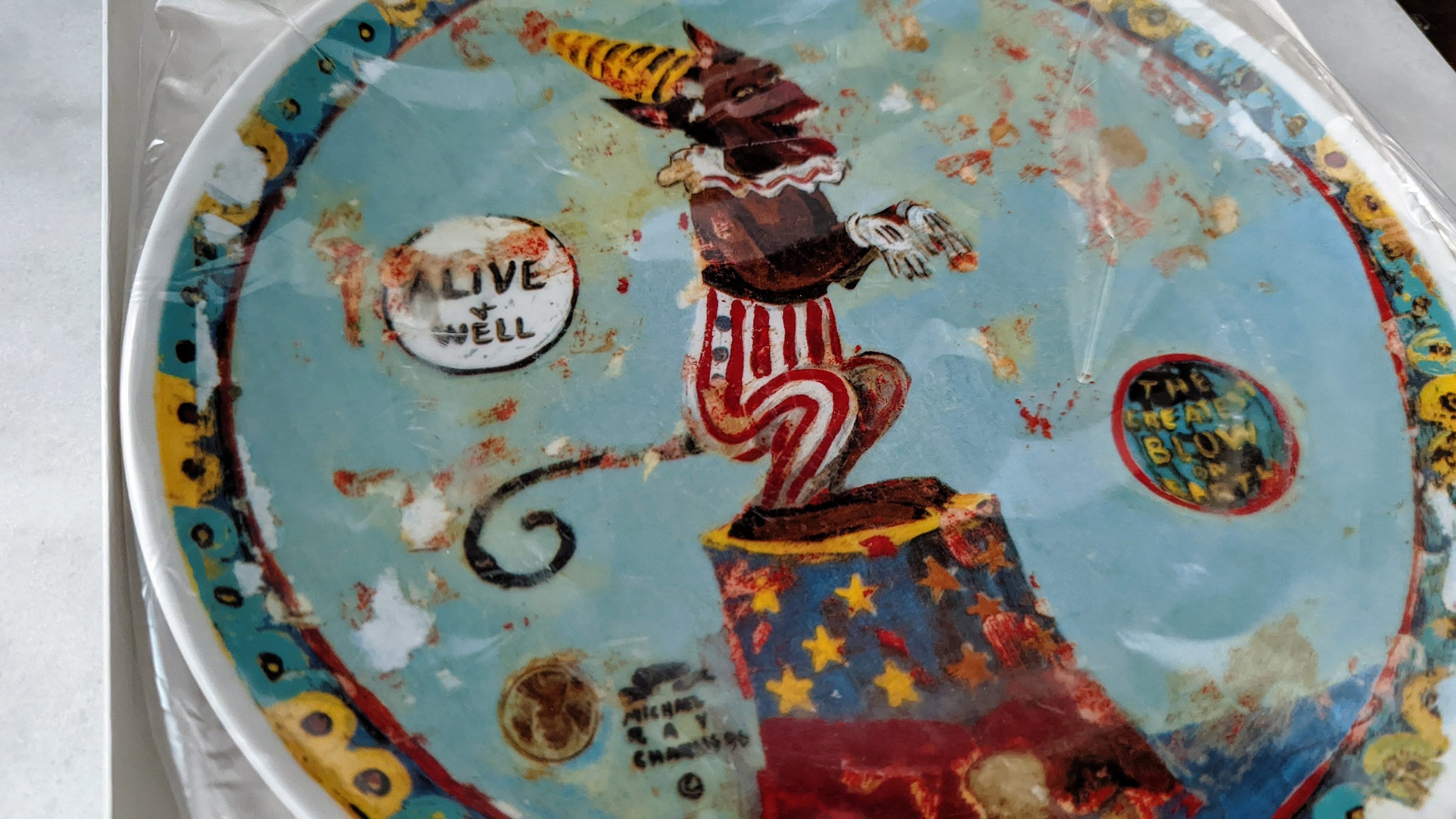 Michael Ray Charles the Side Dish Limited Edition Plate 62 of - Etsy