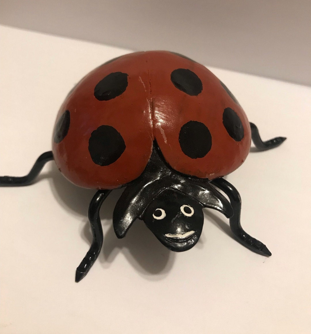 Iron Ladybug, Metal Insect, Garden Art, Yard Art - Etsy