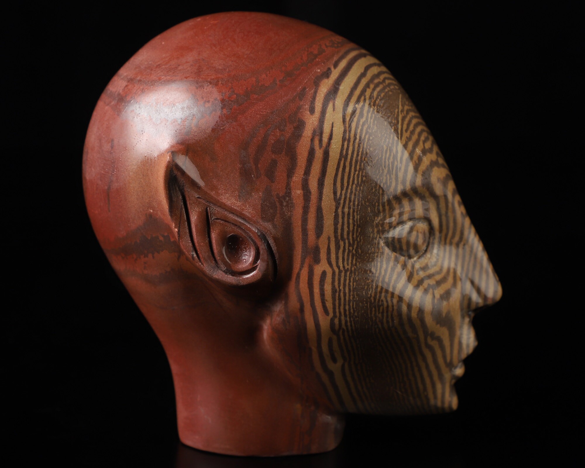 4.1 Hand Carved Australian Print Stone Alien Fairy Elf Crystal Skull - Etsy