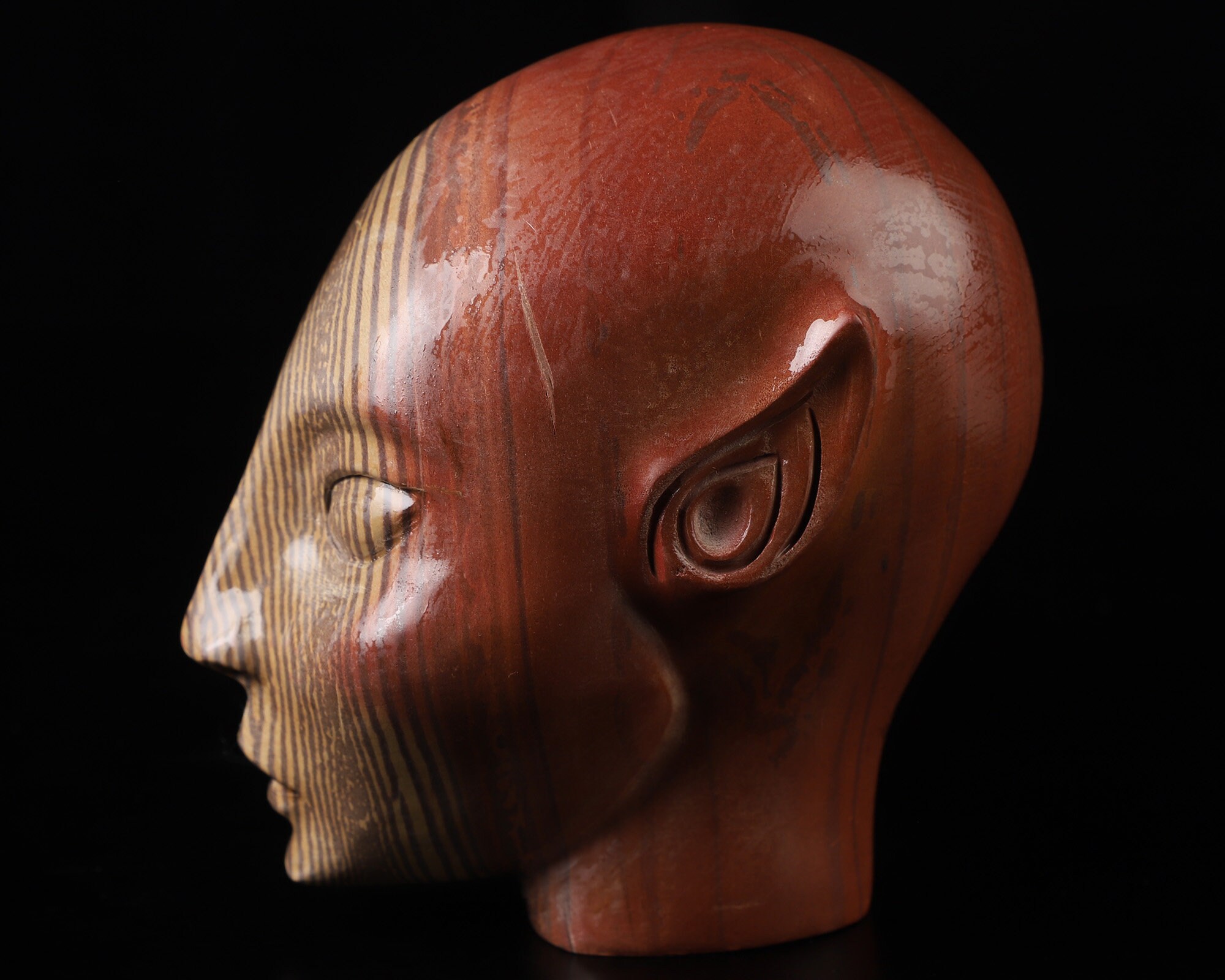 4.1 Hand Carved Australian Print Stone Alien Fairy Elf Crystal Skull - Etsy