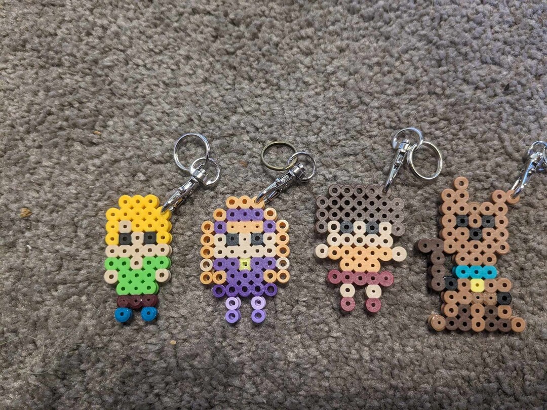 Scooby Doo Pearler Keychains - Etsy