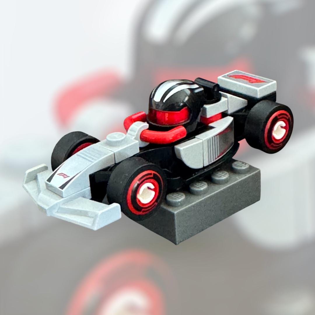 CUSTOM LEGO Mini F1 Formula 1 Speed Champions Race Car Magnet NEW ...