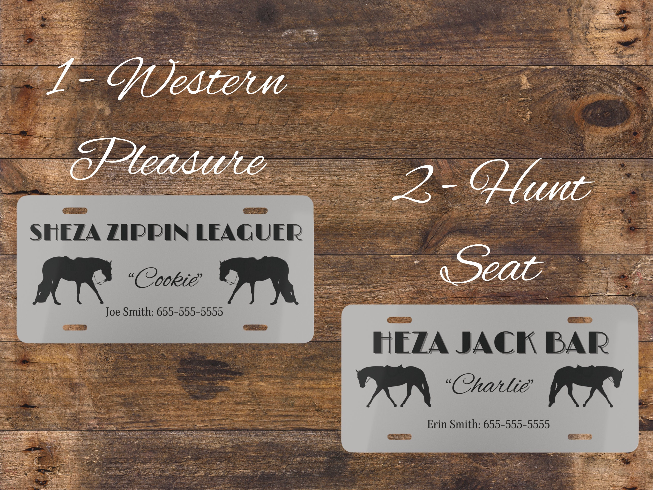 Personalized Aluminum Horse Stall Sign: Custom Emergency Contact - Etsy