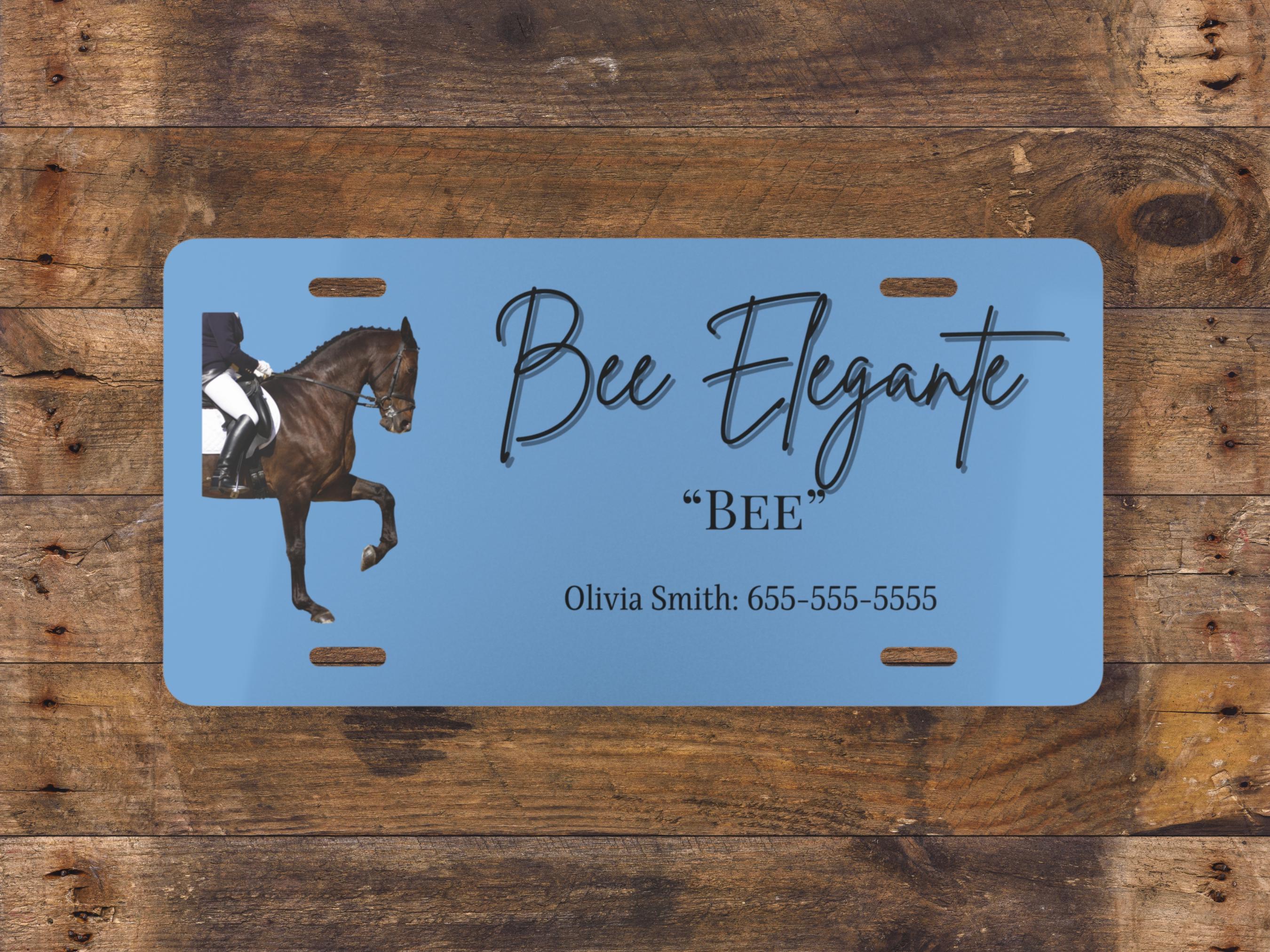 Custom Photo Horse Stall Sign: Personalized Aluminum Nameplate - Etsy