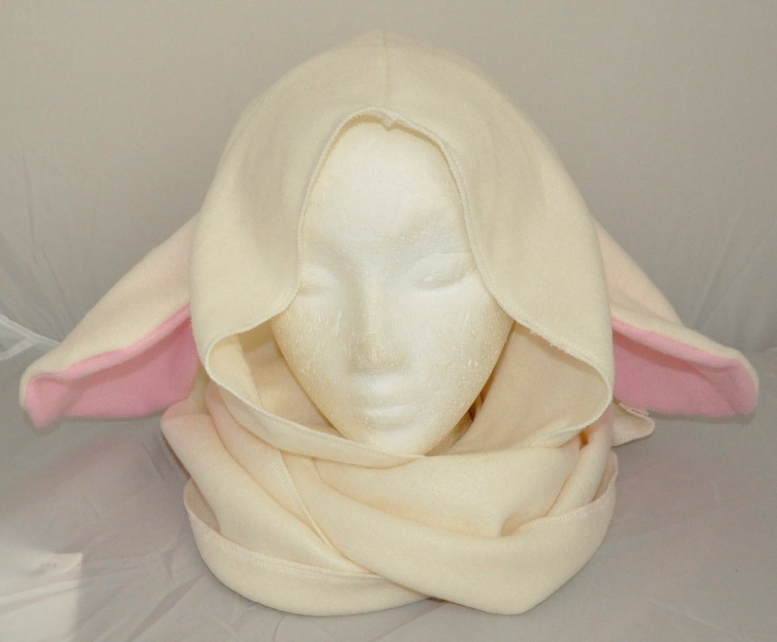 Sheep Lamb Hoodie Snood Scarf Animal Fleece Hat Cosplay Anime Skiing ...