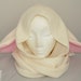 Sheep Lamb Hoodie Snood Scarf Animal Fleece Hat Cosplay Anime Skiing ...