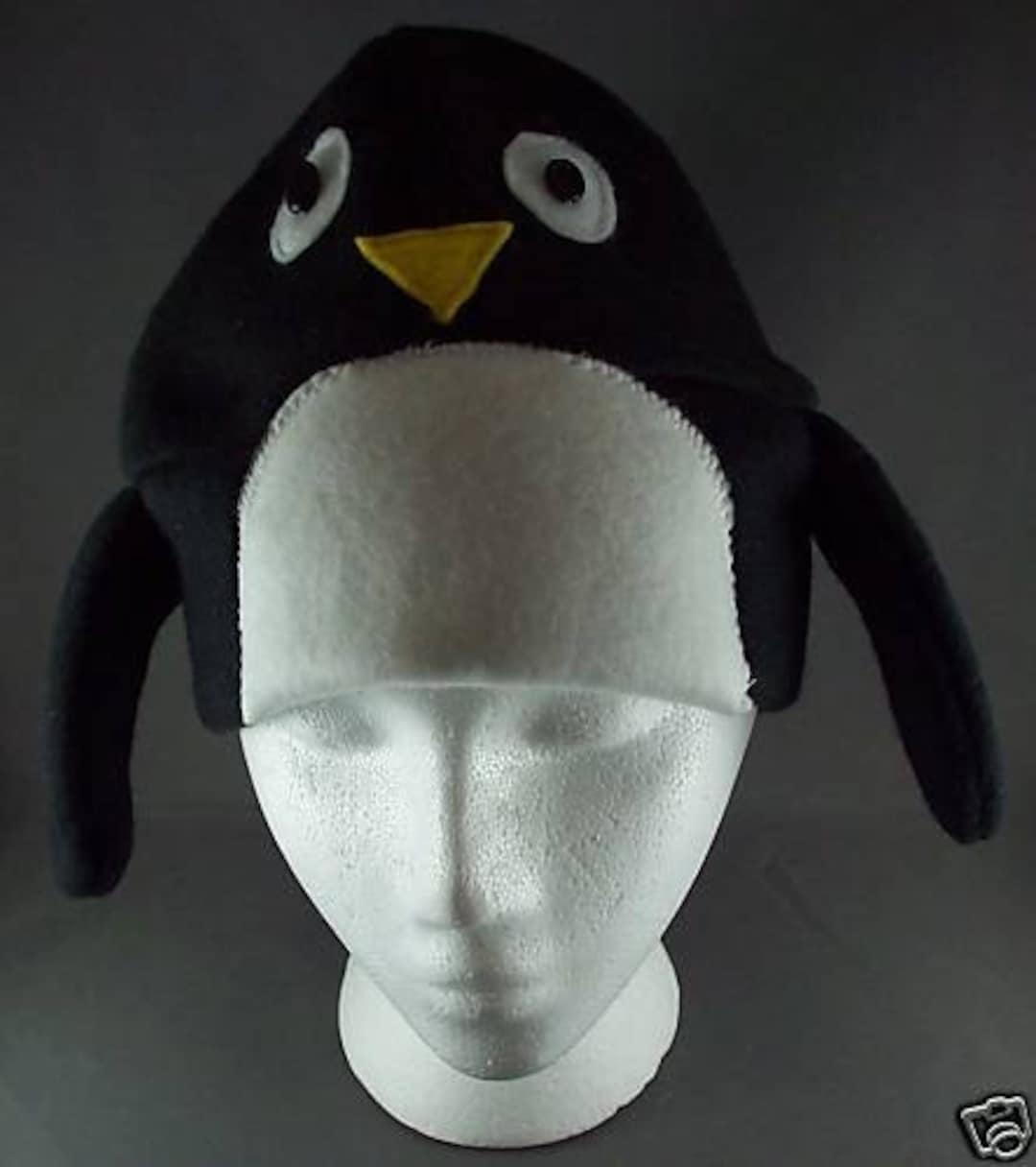 Penguin Hat Fleece for Rave Cosplay Anime Snowboarding Skiing Costume ...
