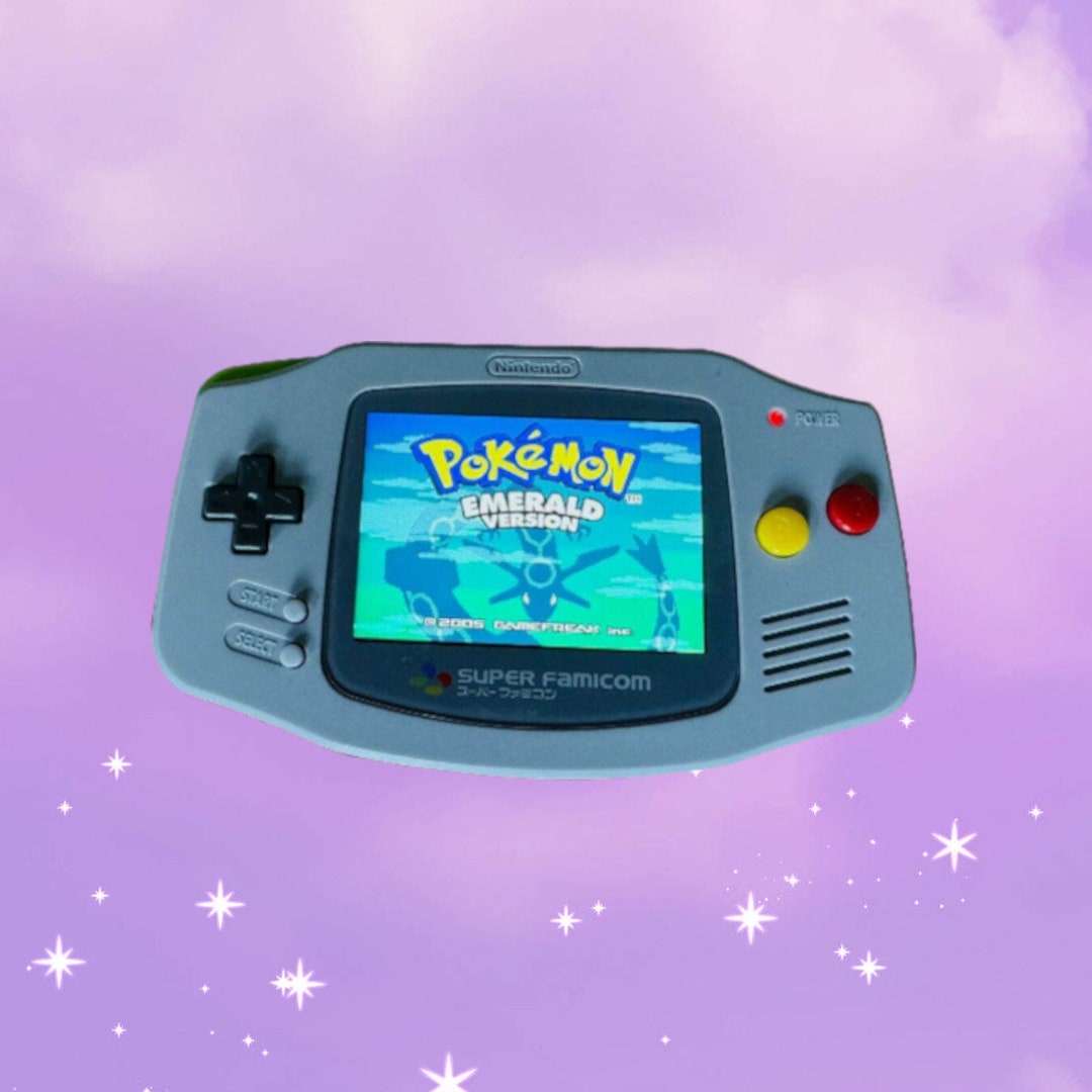 Gameboy Advanced Custom Modded NES IPS V2 Backlit Screen and USB ...