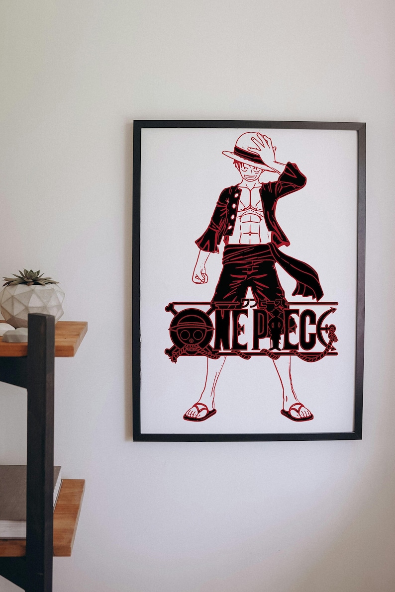 Monkey D. Luffy, Wall Art, One Piece, Digital Printable - Etsy