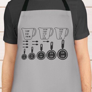Kitchen Conversion Chart Apron for Women, Kitchen Apron for Grandmother ...