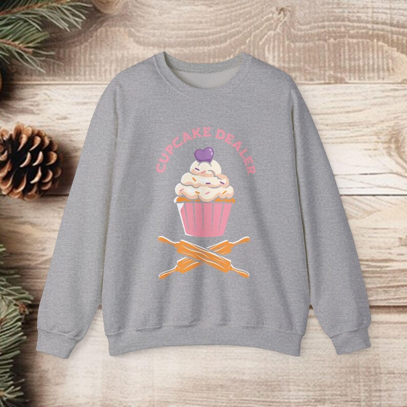 Cupcake Dealer Sweatshirt, Funny Baker Shirt for Bakery Owners, Best ...