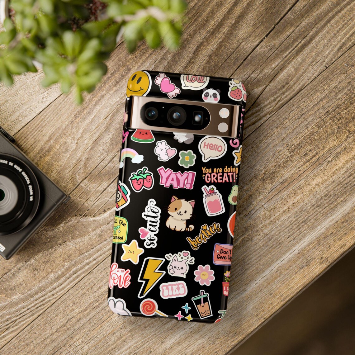 Cute Aesthetic Stickers Phone Case, College Phone Case, Iphone/samsung ...