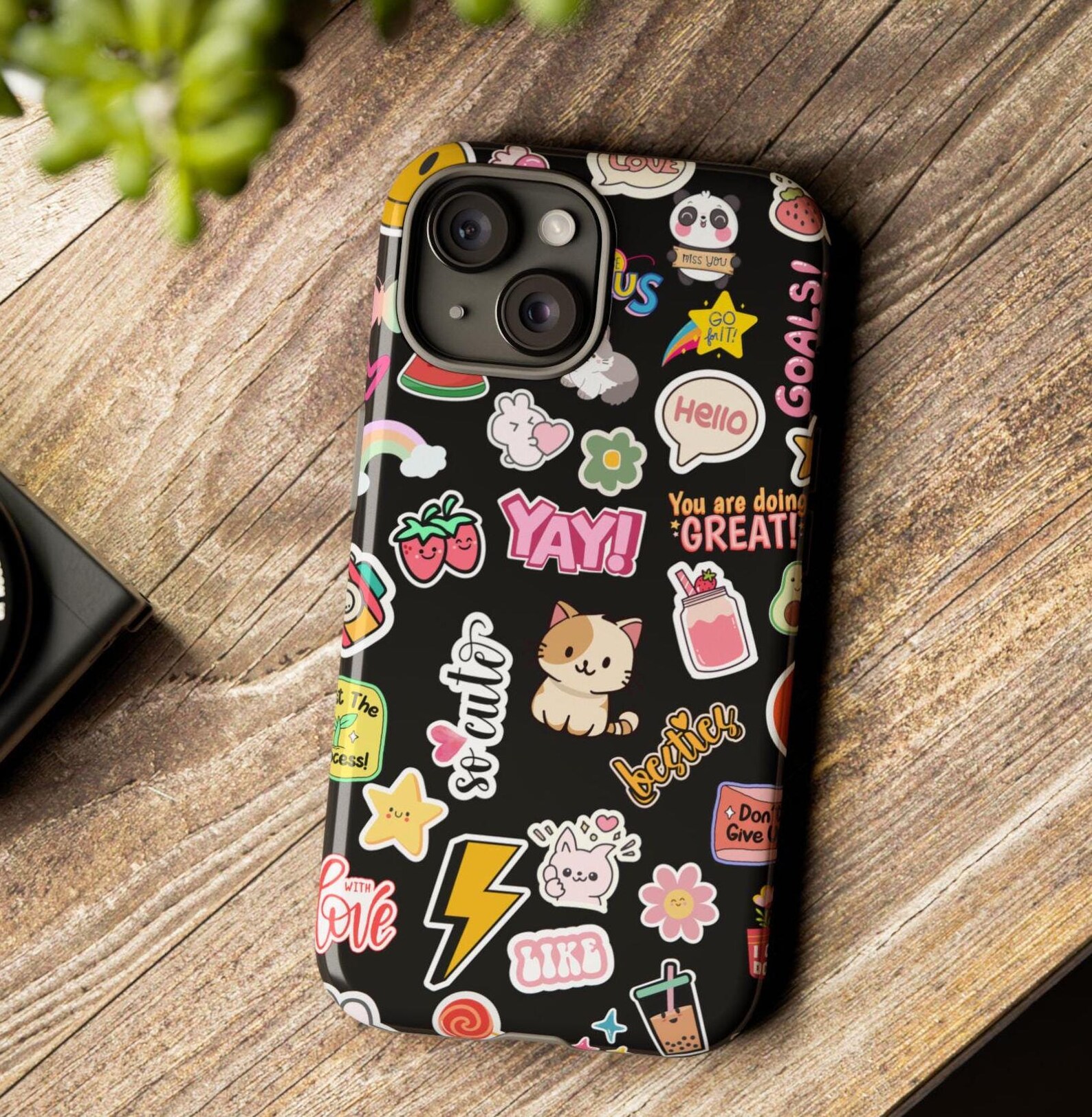 Cute Aesthetic Stickers Phone Case, College Phone Case, Iphone/samsung ...
