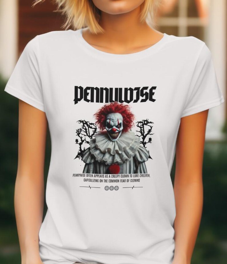 Pennywise Clown PNG, Horror Movie, Halloween Design (digital Download ...