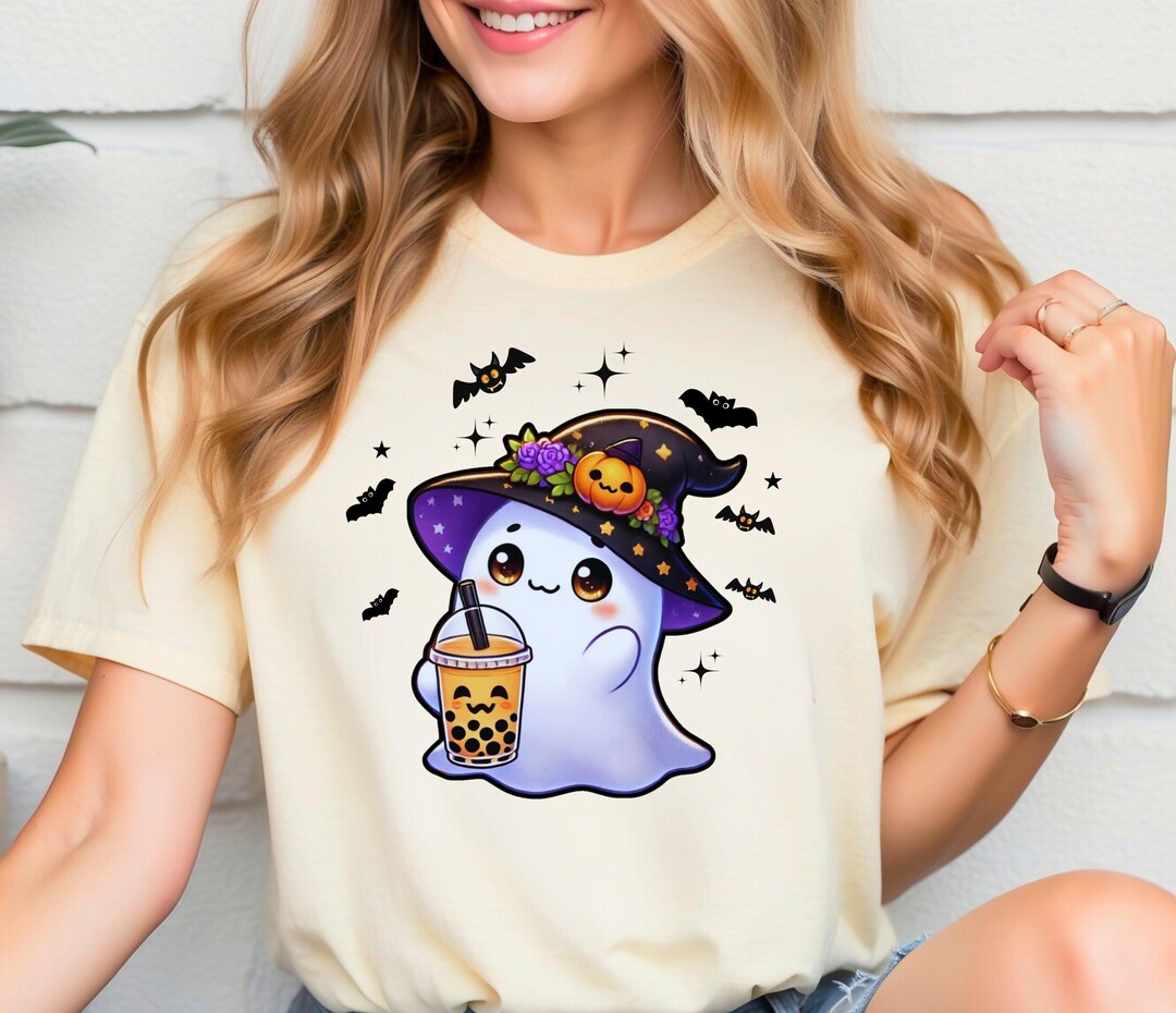 Boba Bougie Ghost Png,cute Ghoste, Spooky Boba Ghost PNG, Ghostpng ...