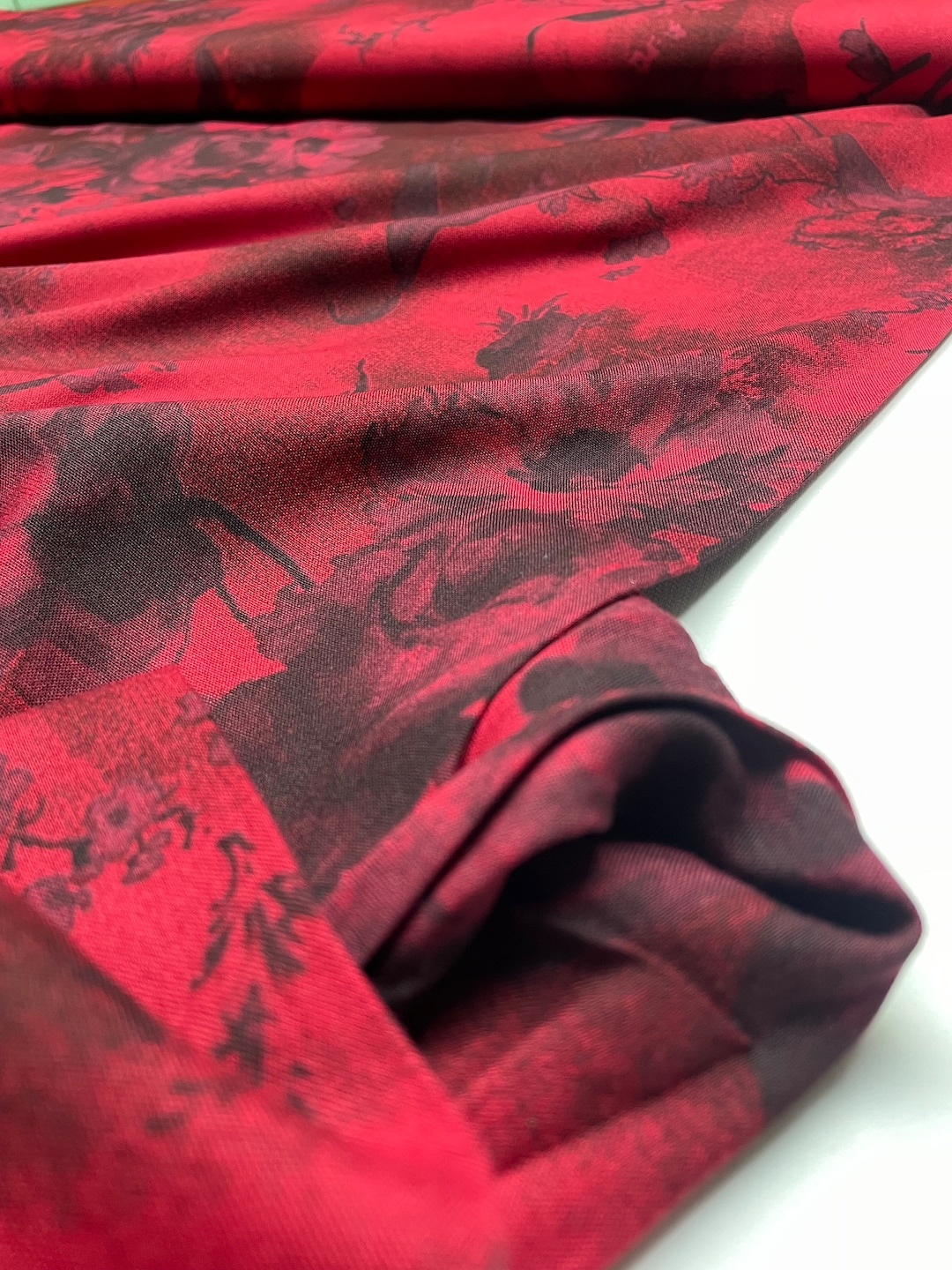 Viscose Fabric With Eye-catching, Floral Design Patterns and Free ...