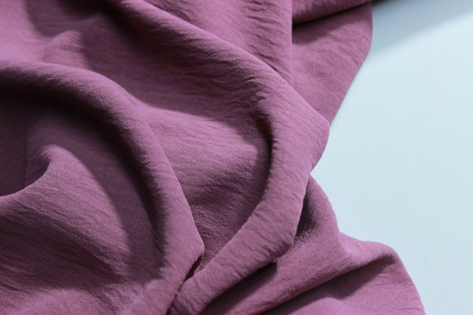 Crinkled Aerobin Fabric – Polyester Viscose Blend, Dressmaking Material ...